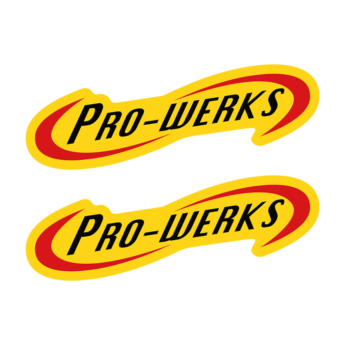Pro-werks Pro-werks Decals (pair) 2-1/2" x 9" – The Chassis Shop
