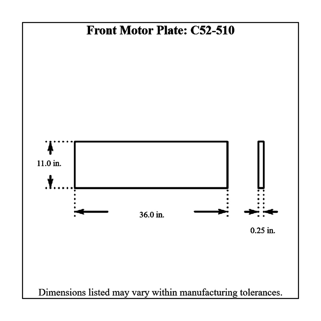 Pro-werks Aluminum Front Motor Plate – The Chassis Shop