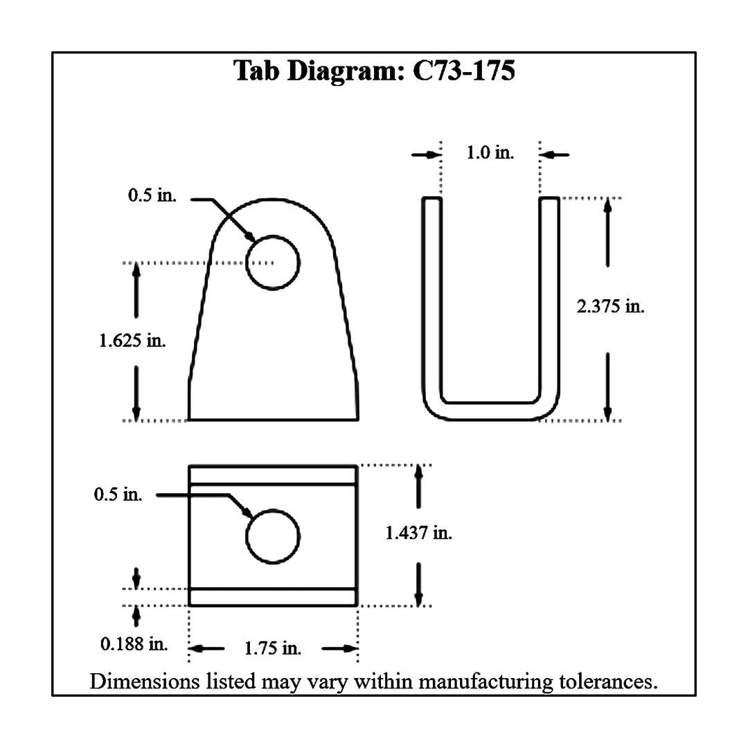 Pro-werks Mild Steel Clevis Link Bracket – The Chassis Shop